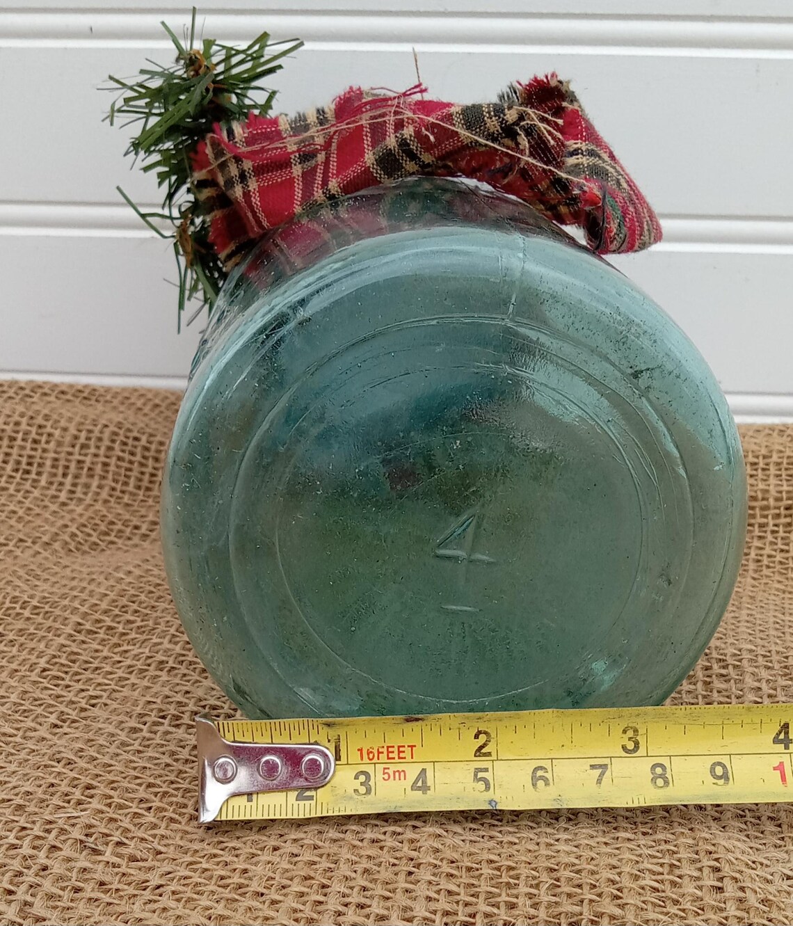 Blue Ball Mason Jar/ Mason Jar/ 4 Jar/ Blue Jar/ Blue Mason/ Jar With ...