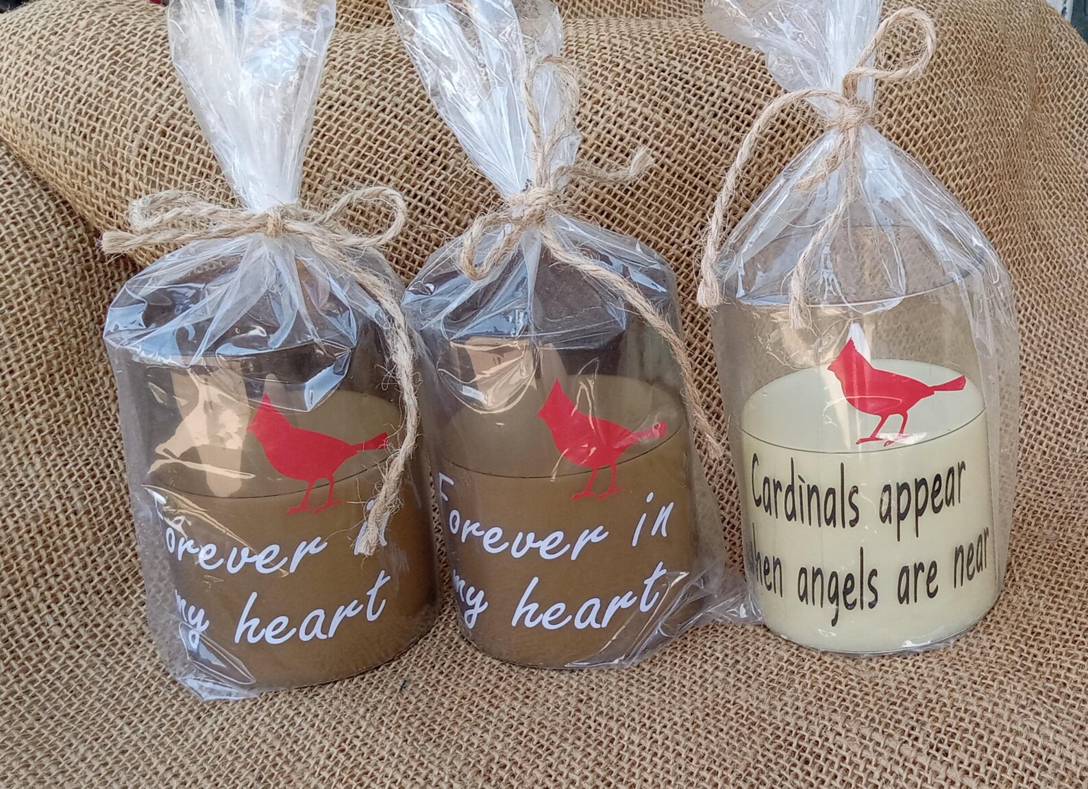 Cardinal Candles/ Candles/ Forever in My Heart/cardinals Appear When ...