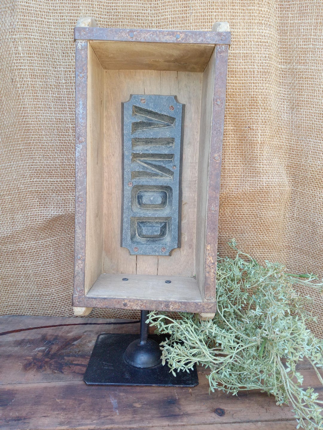Vintage Brick Mold on Stand/ Vintage Molds/ Old Molds/ Brick Mold ...
