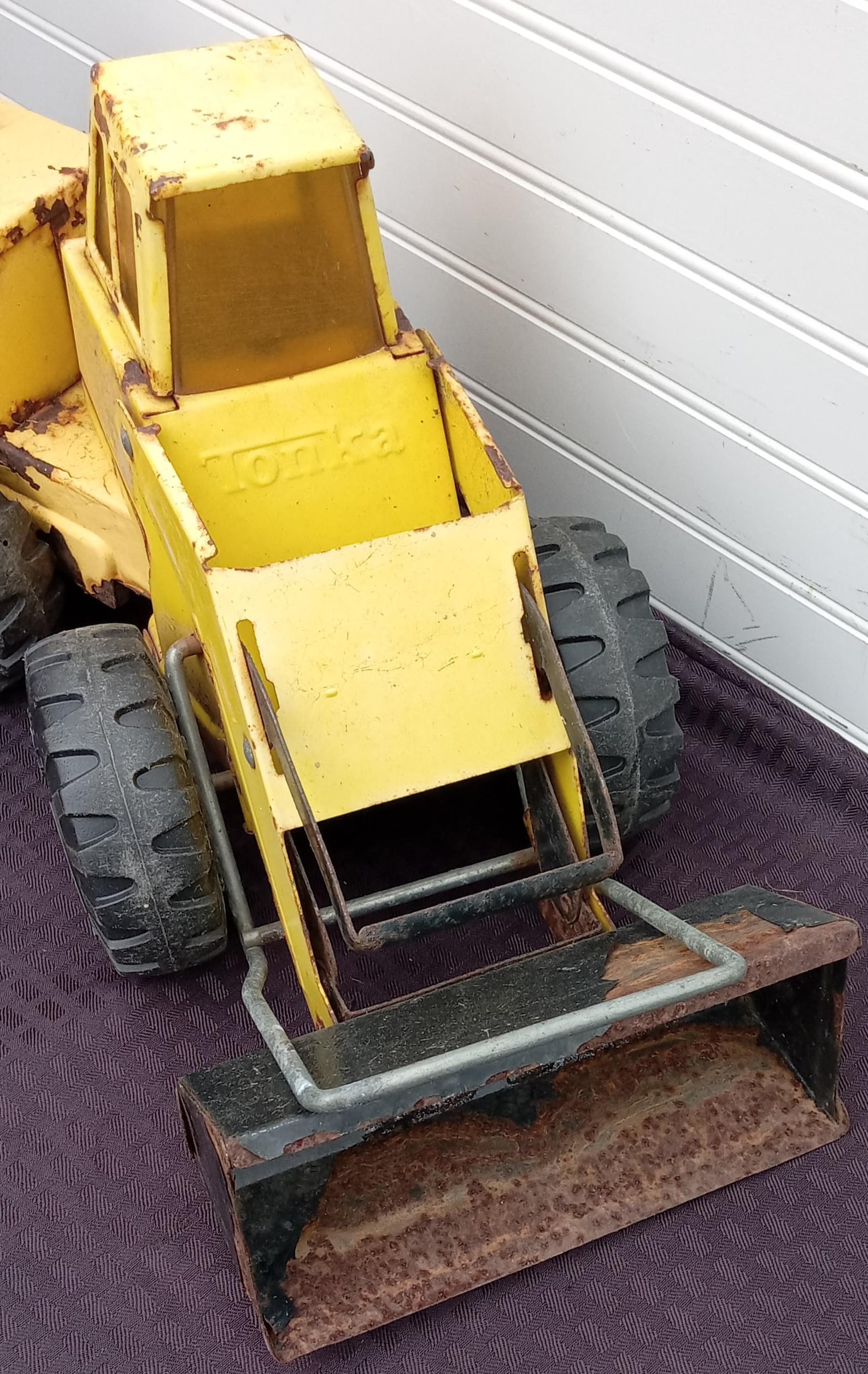 Vintage Yellow Tonka Loader Toy - Etsy