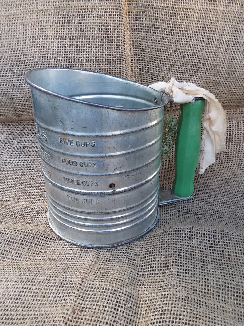 Antique Sifter/measuring Sifter/bromwells Sifter/ Vintage Sifter - Etsy