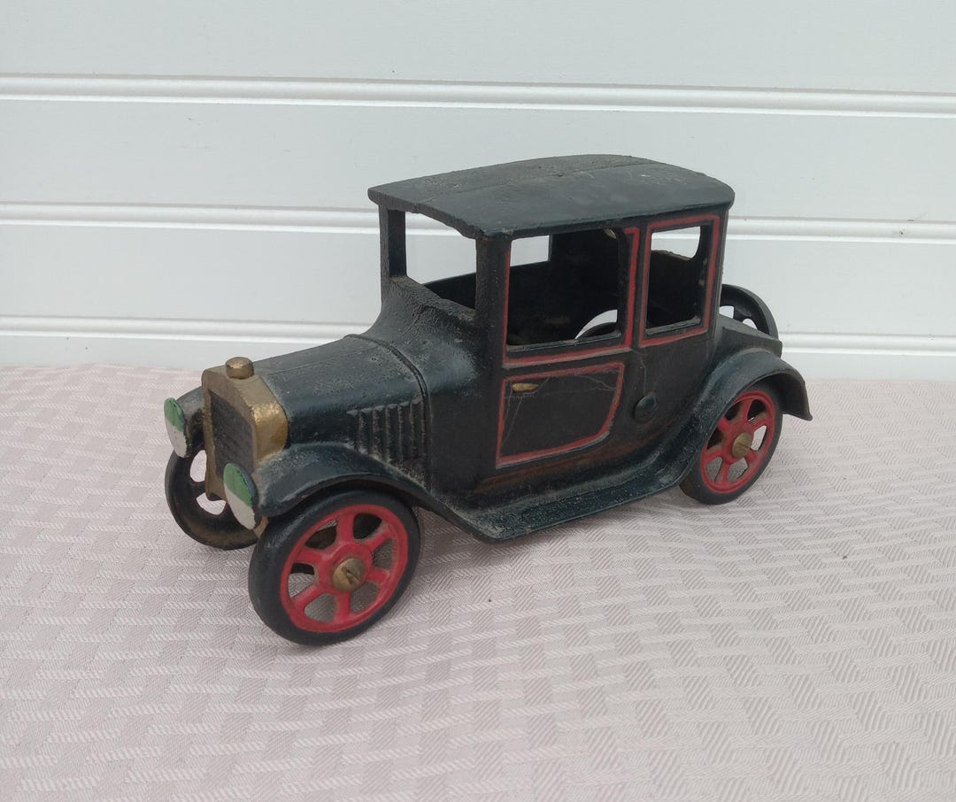 Vintage Cast Iron Ford Model T Car/ Cast Iron Car/ Ford Car/ Antique ...
