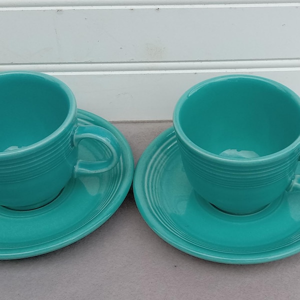 Turquoise Tea Cup - Etsy