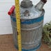 Vintage Gas Can/ Oil Can/ Vintage Can With Blue/ Oil Can/ Red Handle ...