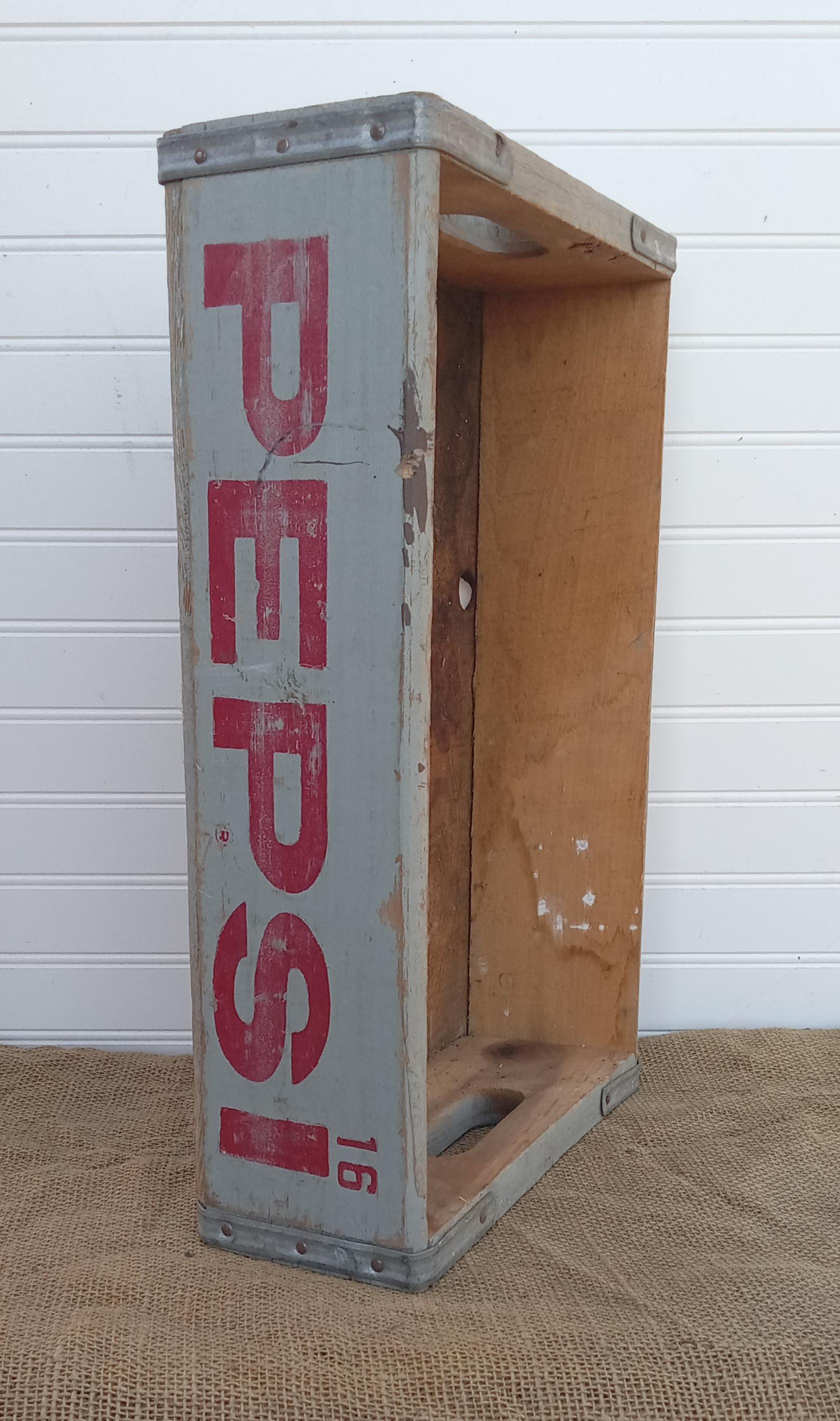 Pepsi Crate/ 16 Pepsi Crate/ Vintage Pepsi Crate/ Old Crate/ Pepsi 16 ...