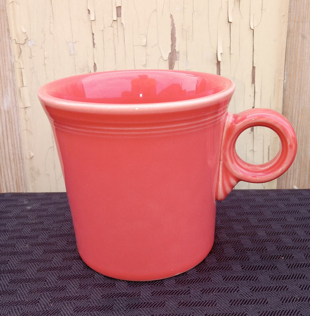 Fiesta Persimmon Mug - Vintage Fiestaware - Etsy