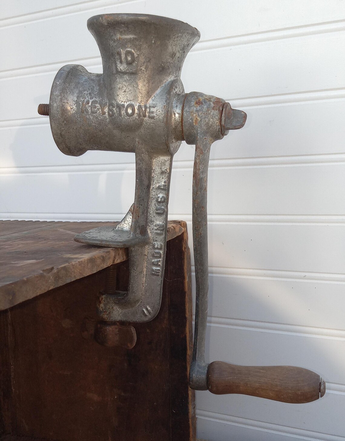 Vintage Counter Top Food Grinder/keystone Grinder/ Hand Grinder ...