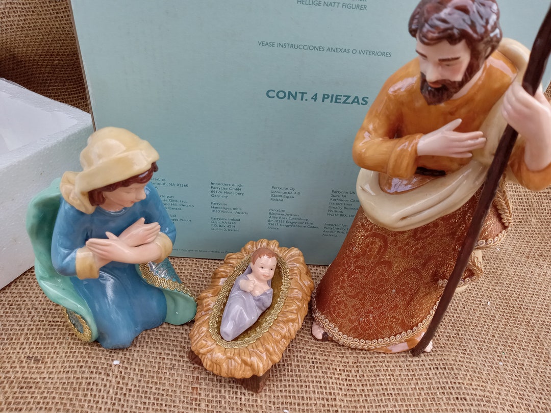 Nativity Figurines/ Party Lite Heirloom Nativity Figurines/ Partylite ...