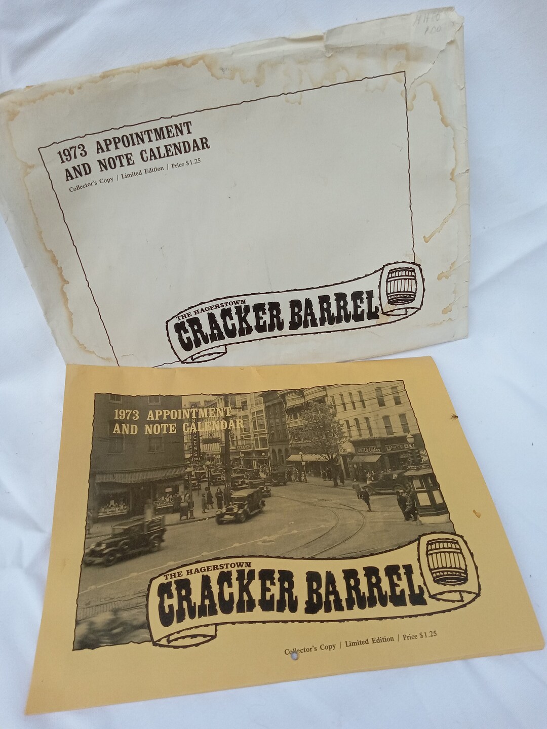 Cracker Barrrel 1973 Calendar/ Vintage 1973 Calender/ Cracker Barrel ...