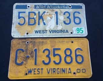 West Virginia License Plates - Etsy