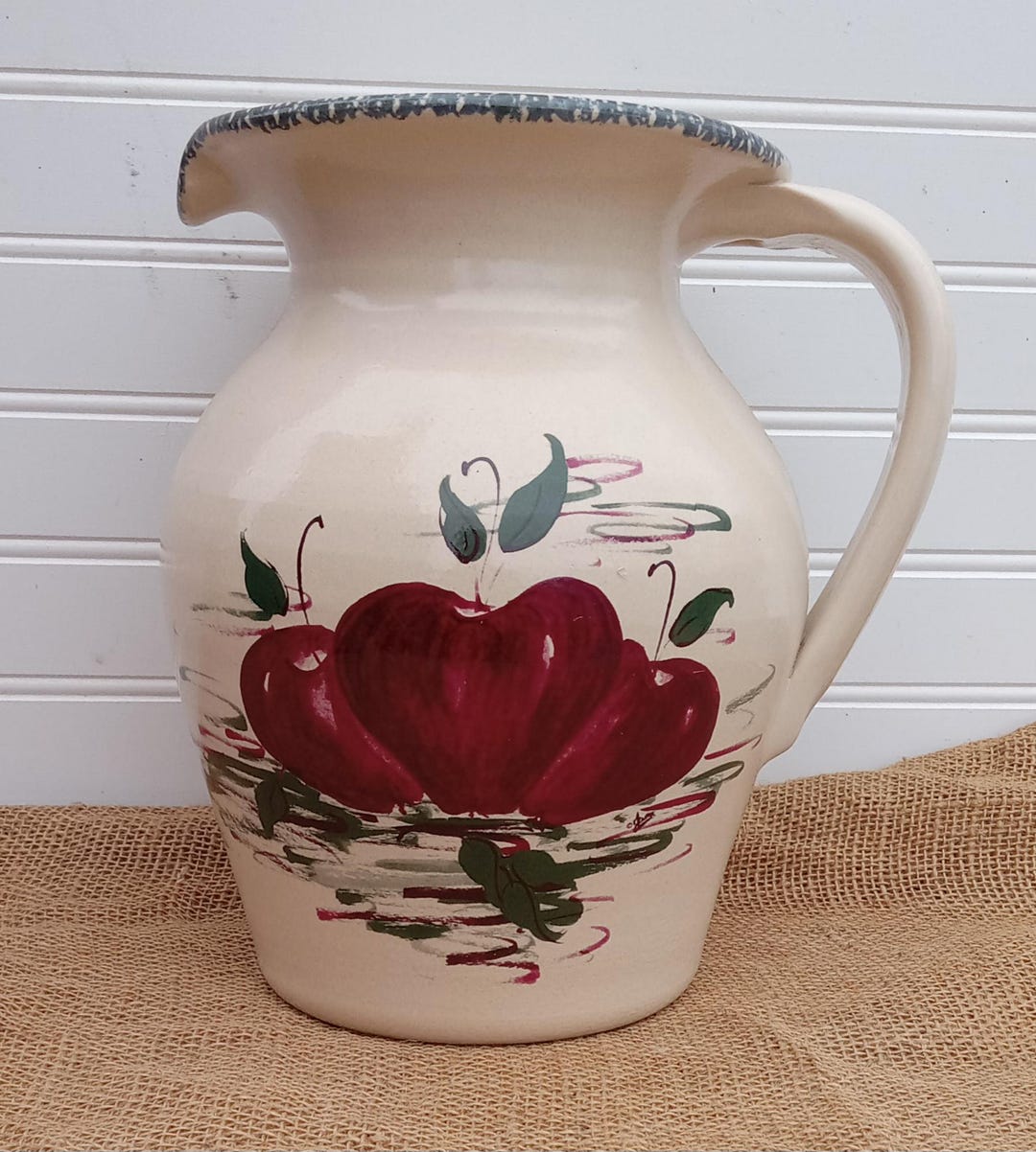 Pitcher/ Apple Pitcher/ Home and Garden Party Pitcher/ 1998 - Etsy