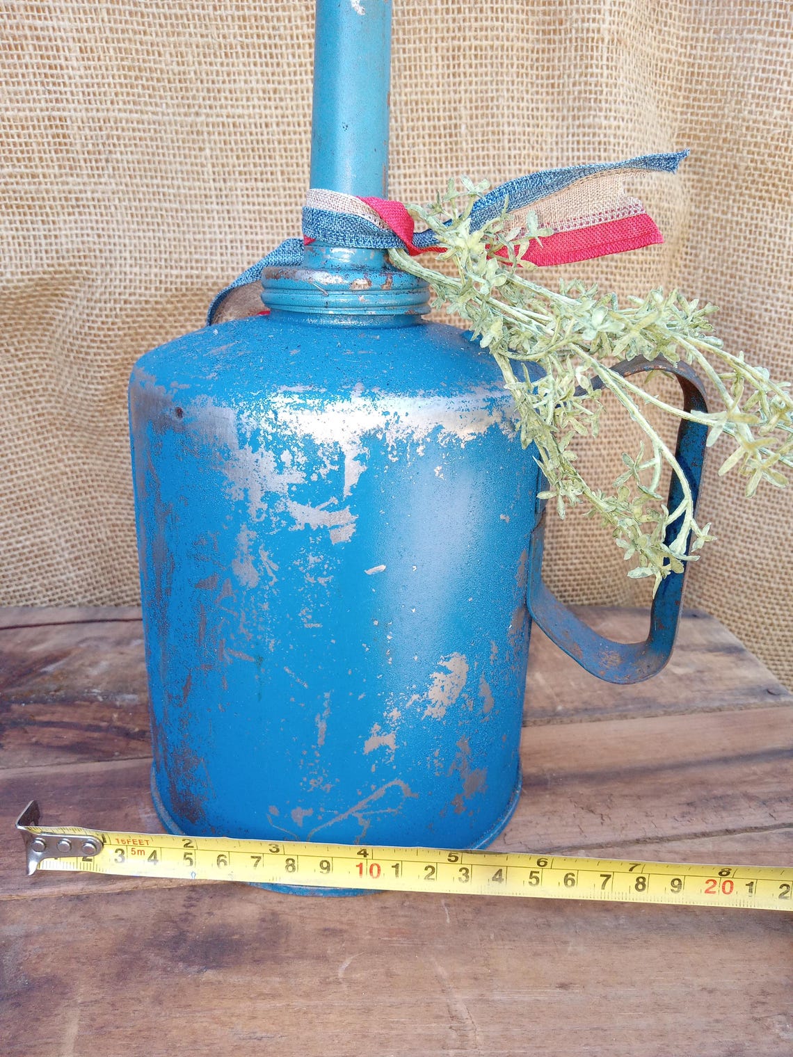 Vintage Blue Oil Can/oil Can/old Oil Can/antique Oil Can/ Oil Cans - Etsy