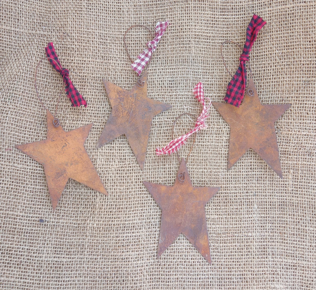 Primitive Rusty Stars/ Rusty Stars/ Stars / Star Ornaments/country ...