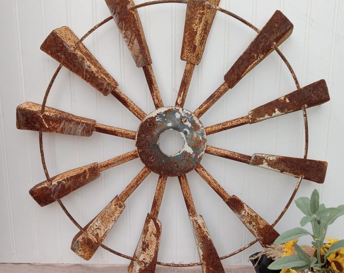 Windmill/ Farmhouse Windmill/ Wall Decor/ Barn Decor/ Rustic Windmill - Etsy
