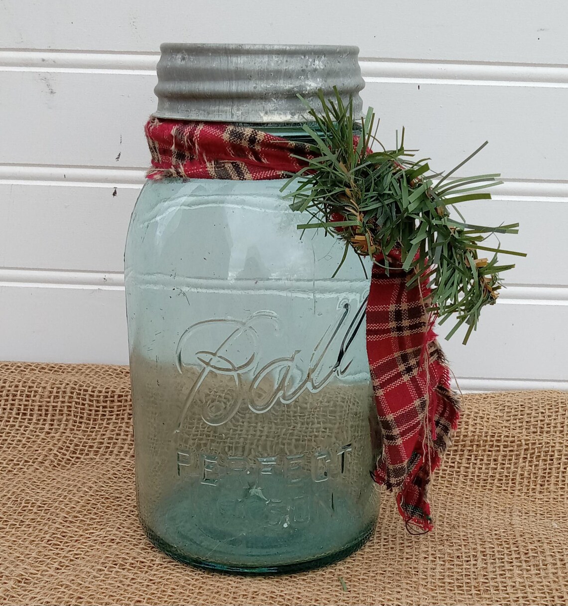Blue Ball Mason Jar/ Mason Jar/ 4 Jar/ Blue Jar/ Blue Mason/ Jar With ...