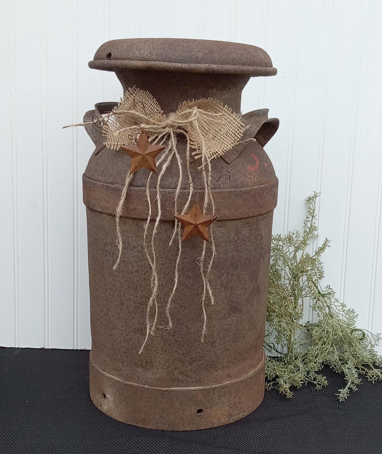 Milk Can/ Vintage Milk Can/ Rustic Milk Can/country Milk Can/ Antique ...