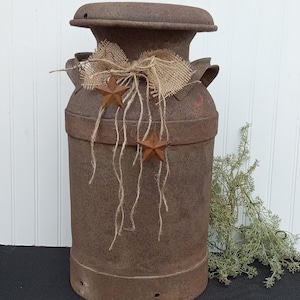 Milk Can/ Vintage Milk Can/ Rustic Milk Can/country Milk Can/ Antique ...