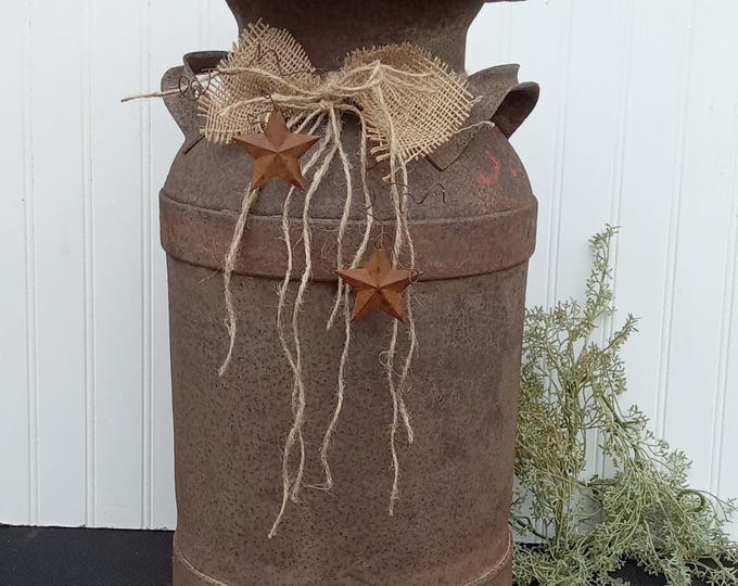 Milk Can/ Vintage Milk Can/ Rustic Milk Can/country Milk Can/ Antique ...