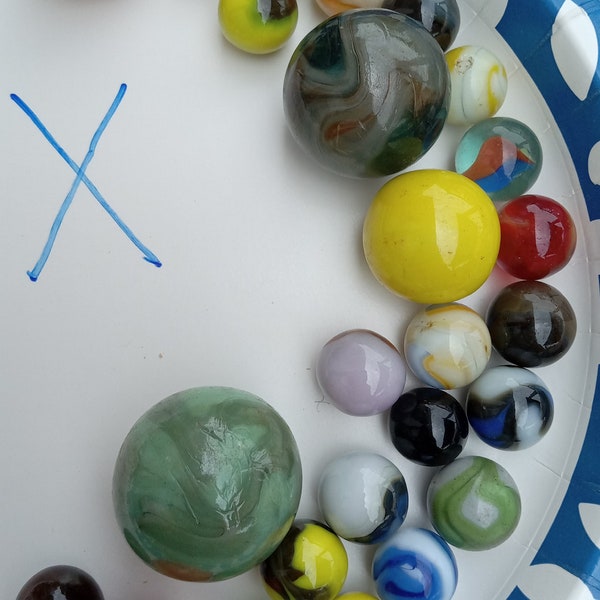 Antique Marbles - Etsy