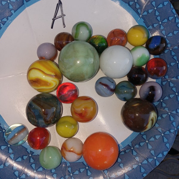 Antique Marbles - Etsy