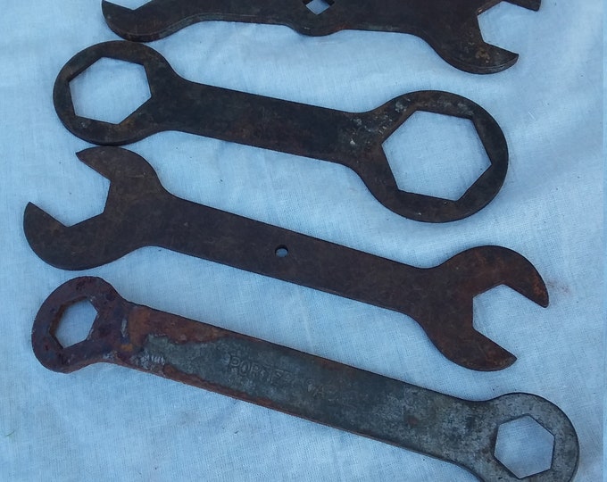 Antique Wrenches/antique Tools/old Tools/ Flat Wrenches - Etsy
