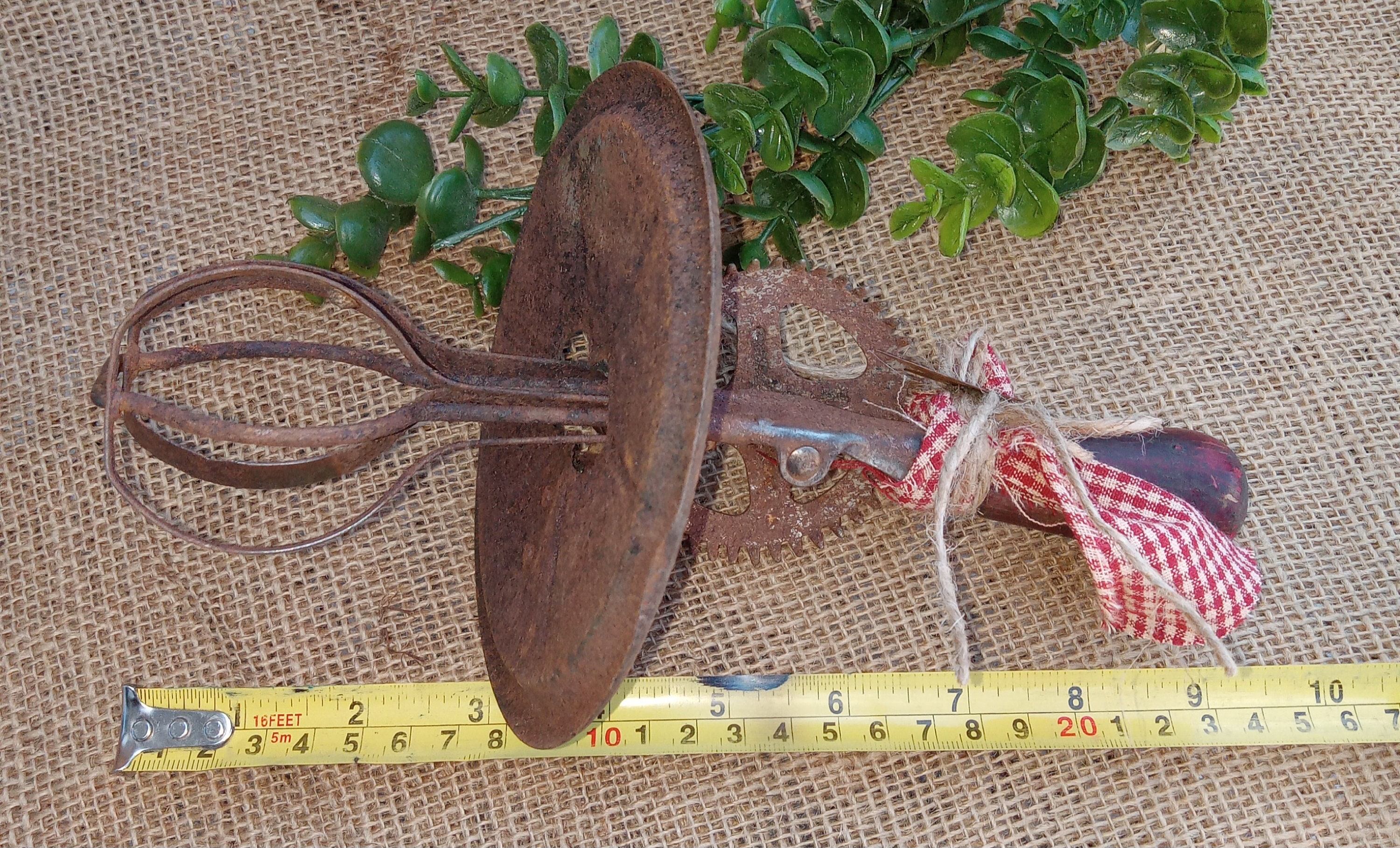 Vintage Hand Mixer/ Hand Mixer With Material/ Red Handle Hand Mixer ...