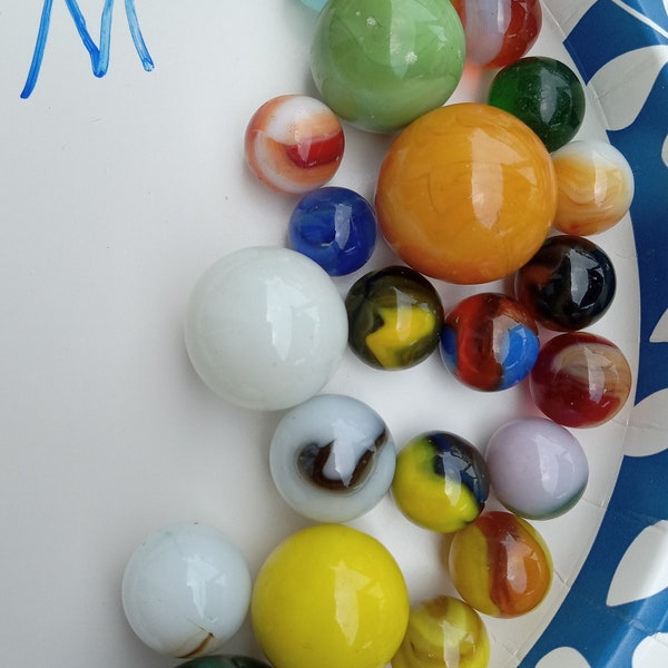 Antique Marbles - Etsy