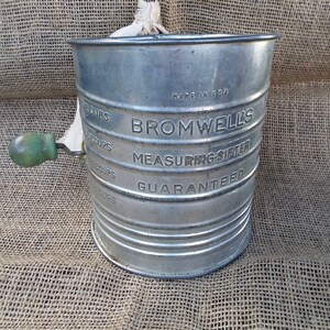 Antique Sifter/measuring Sifter/bromwells Sifter/ Vintage Sifter - Etsy