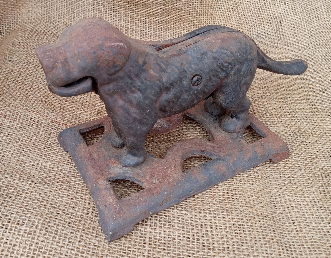 Vintage Cast Iron Nutcracker Dog/ Cast Iron Dog/nutcracker/ Nutcracker ...