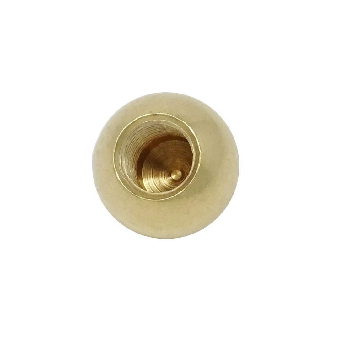 Brass Ball ø 20 Mm M10x1 Blind Thread Turned Part Threaded Ball Turned ...