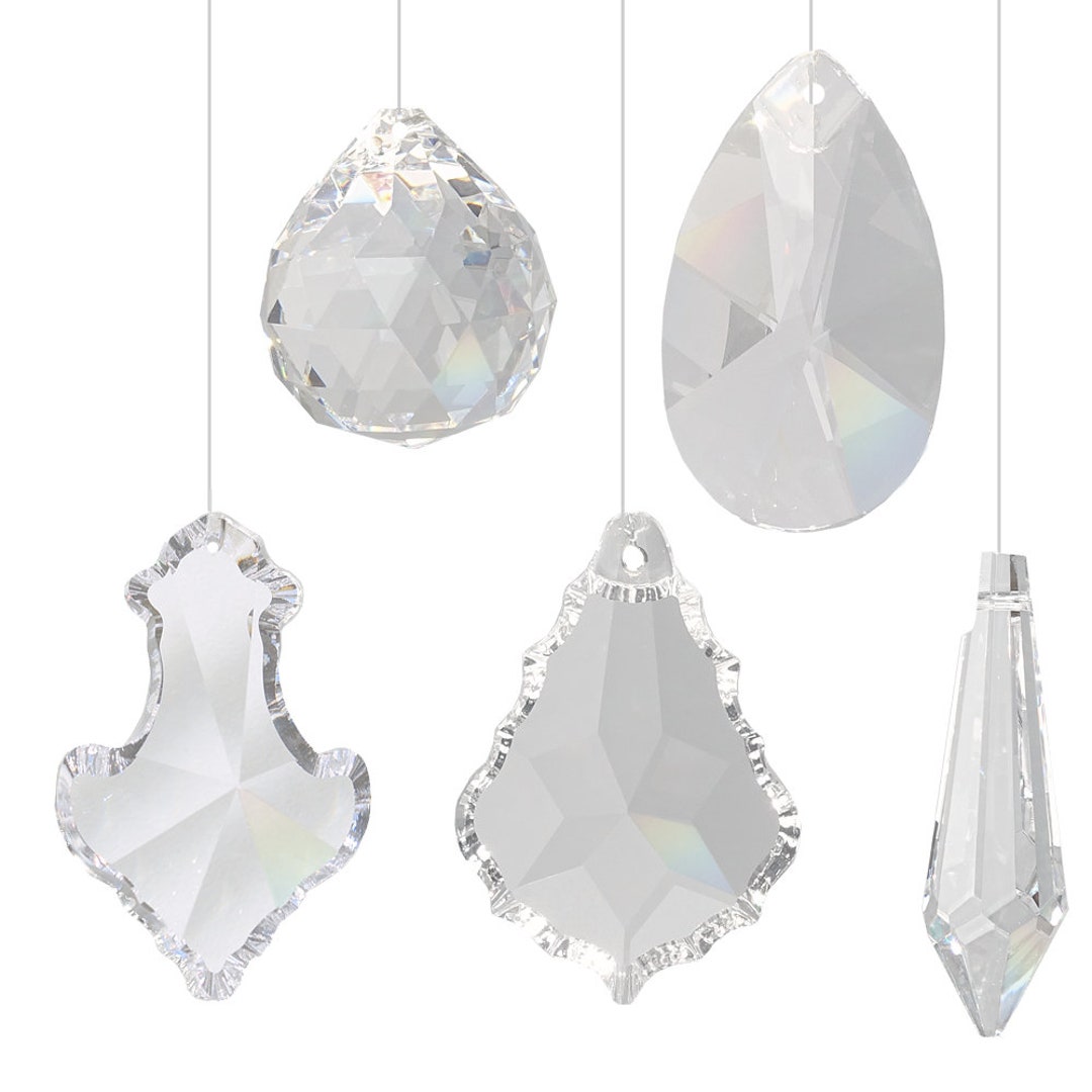 Crystal Sun Catcher Set SANTINO 5 Pieces Including Hanging Set High ...