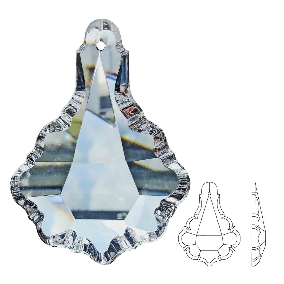 Lead Crystal Pendulum VALÈRIE 1-hole Crystal Clear No.902 - Etsy