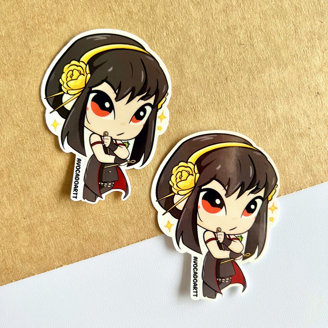 Sxf Anime: Spy Assassin, Yor, Anime Sticker, Waterproof, Kawaii, Anime ...