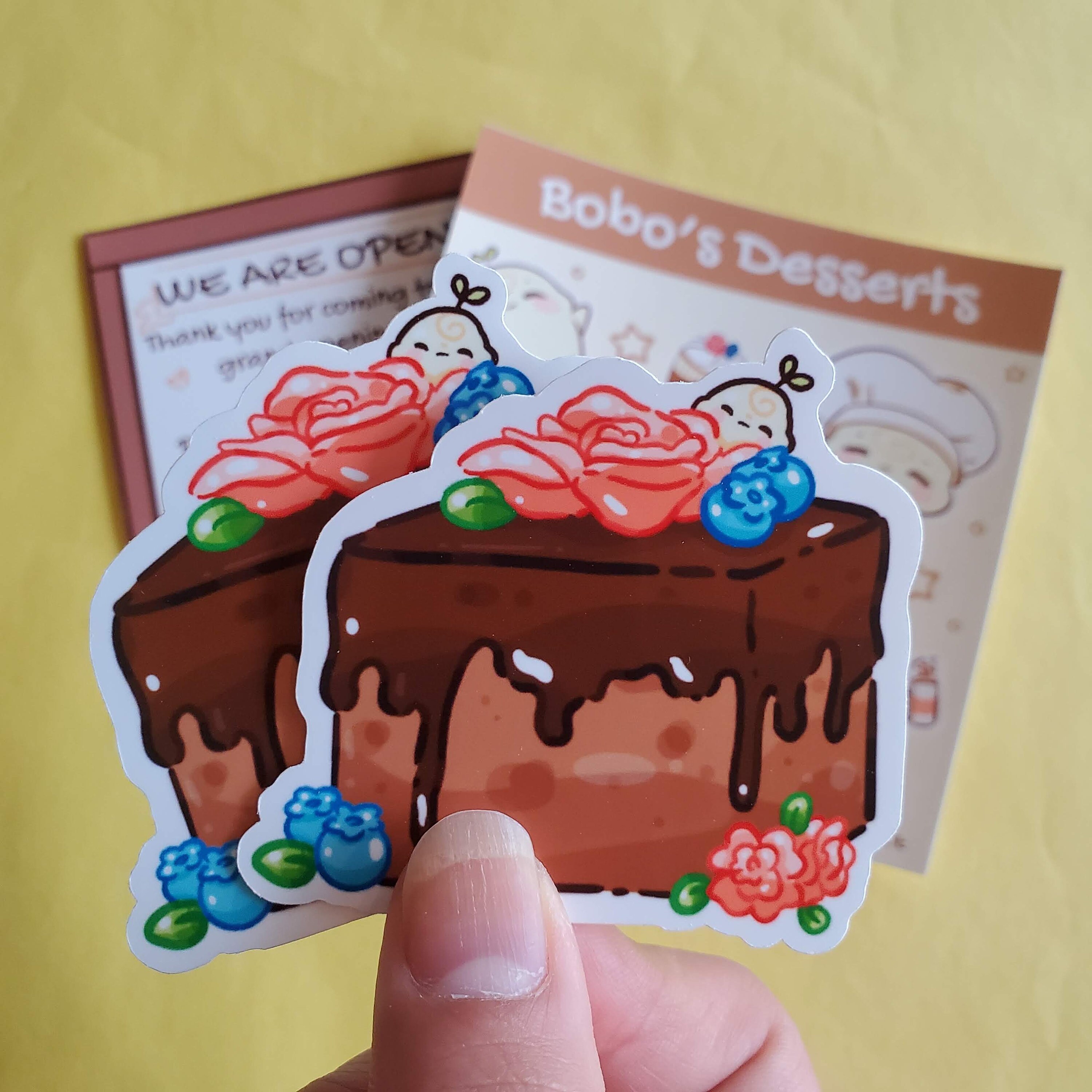 Bakery Bobo Dessert Sticker Set | Etsy