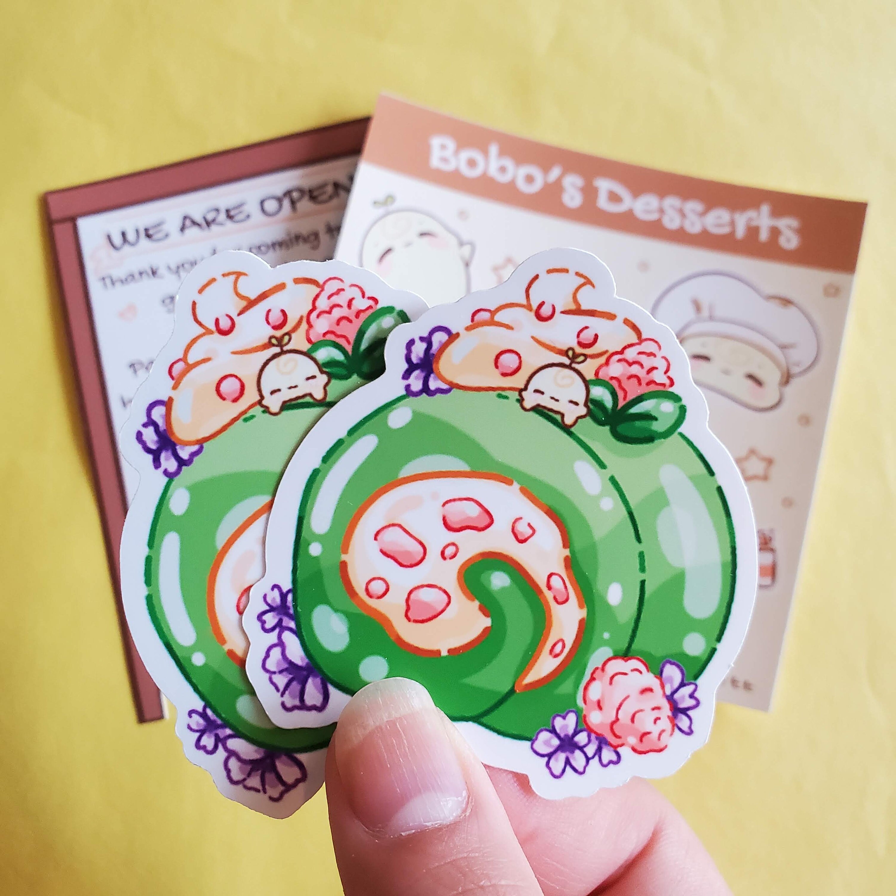 Bakery Bobo Dessert Sticker Set | Etsy