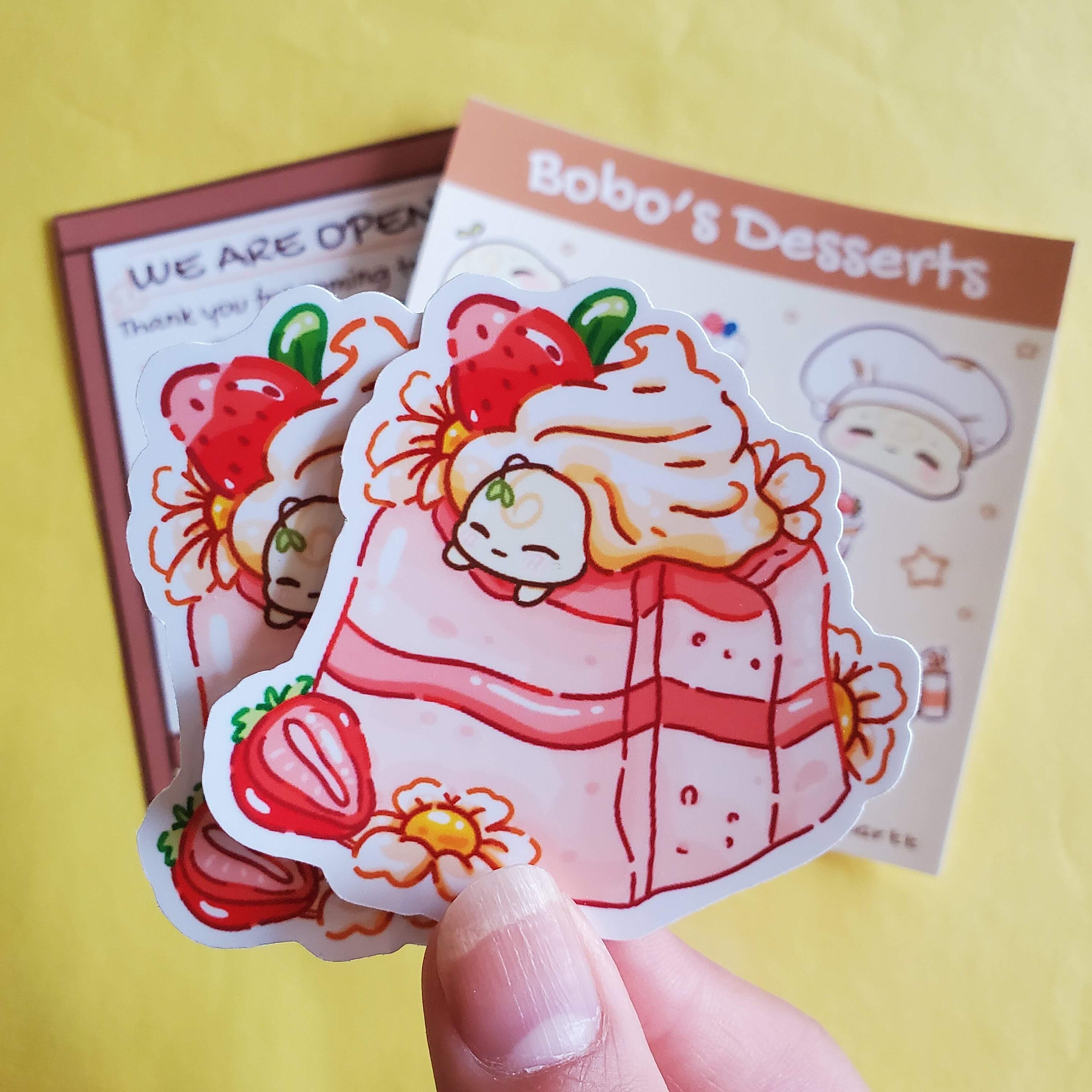 Bakery Bobo Dessert Sticker Set | Etsy