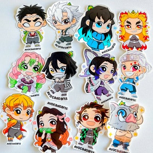 Anime Demon Sticker: Anime Sticker, Motion Anime, Chibi Sticker, Kawaii ...