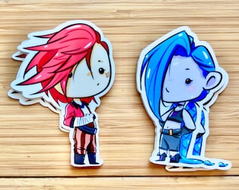 Jinx and Vi Stickers - Etsy