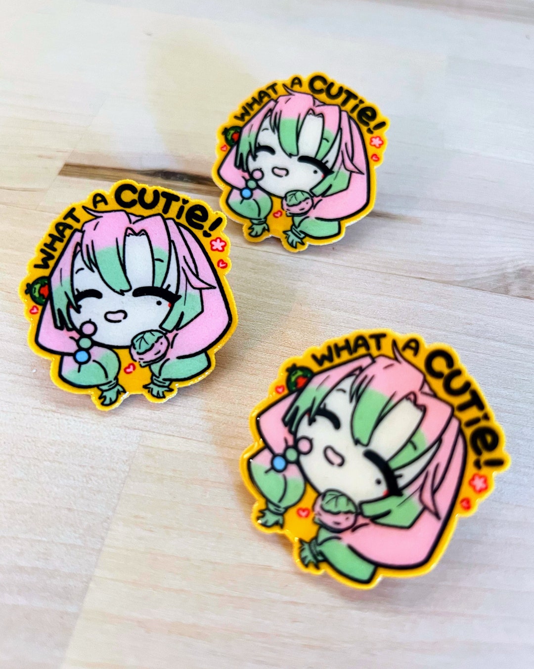 Anime Pin: Mini Pin, Handmade Pin, Anime Pin, Personalized, Gifts, Love ...