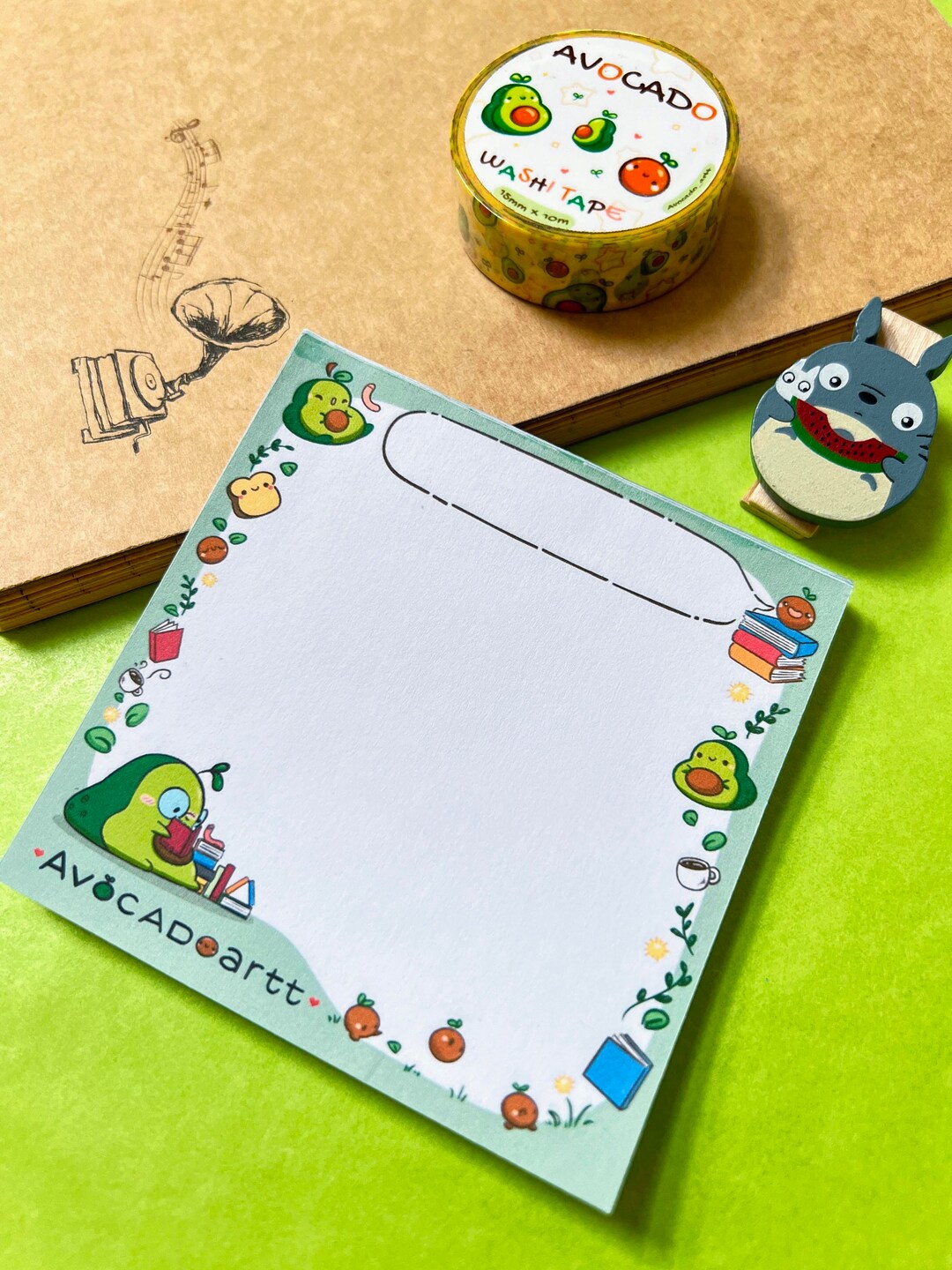 PRE-ORDER Notepads: Avocado, Memo Pads, Planner Note Pads, Stationery ...