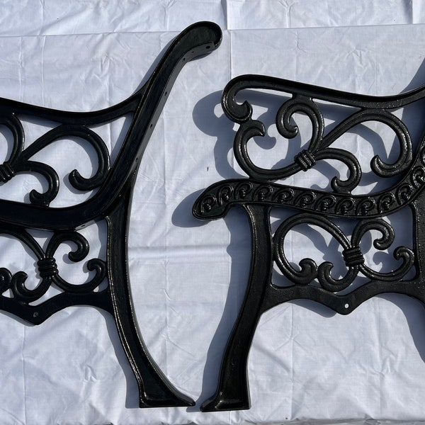 Cast Iron Bench Ends - Etsy UK