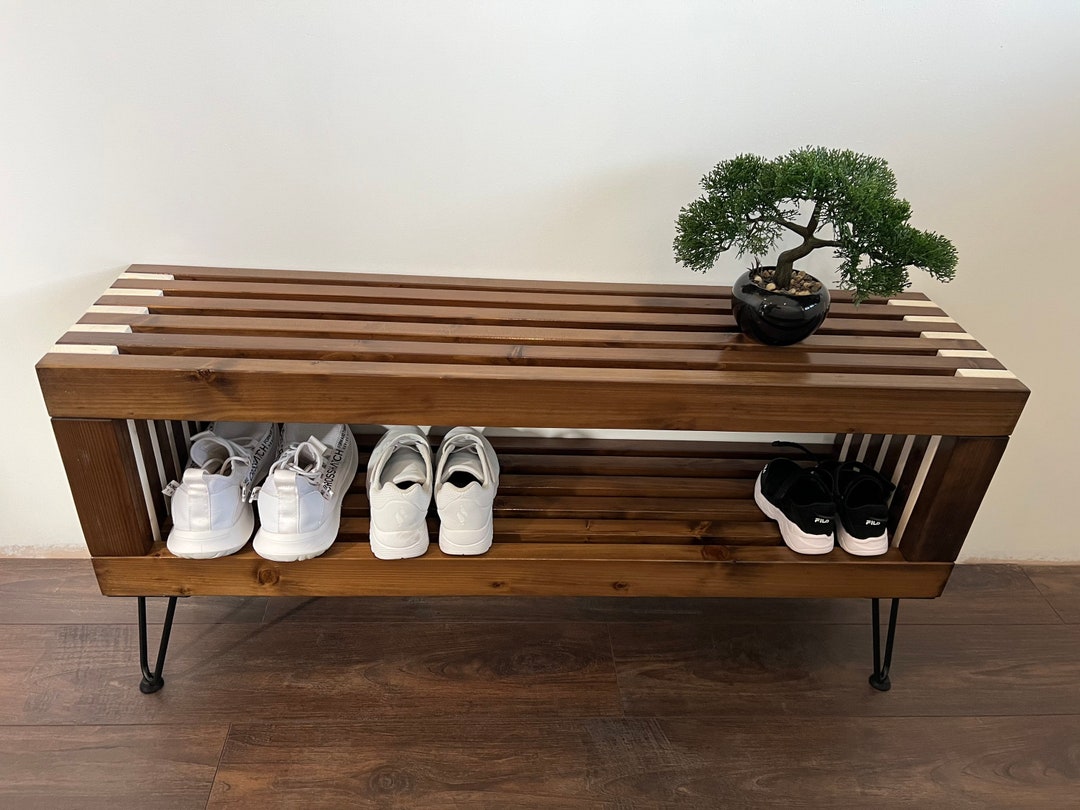 Exclusive Designed Handmade Rustic Wood Shoe Rack - Etsy