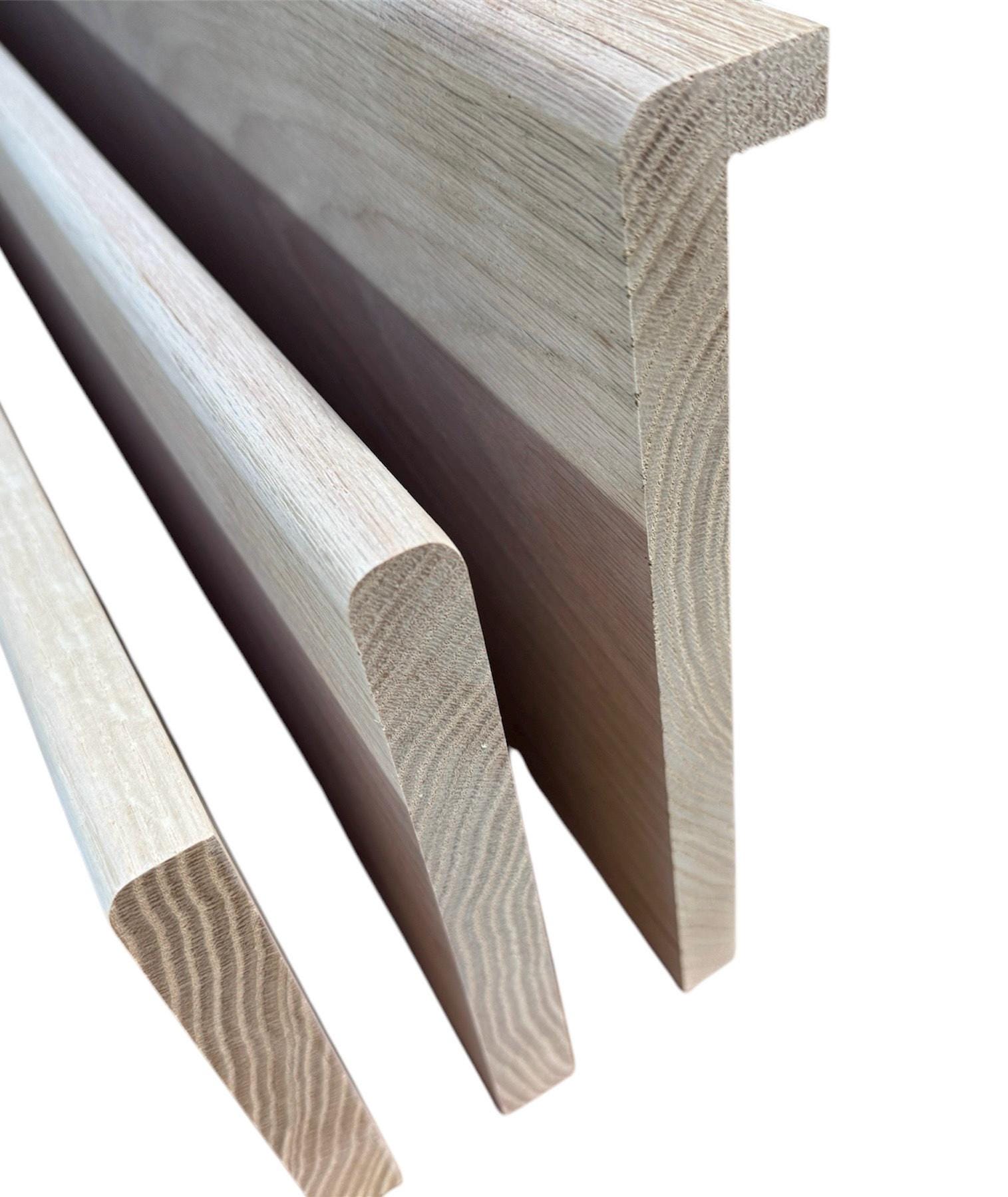 Solid Oak Window Sill Window Board 20-22mm Thick Various Sizes and Edge ...
