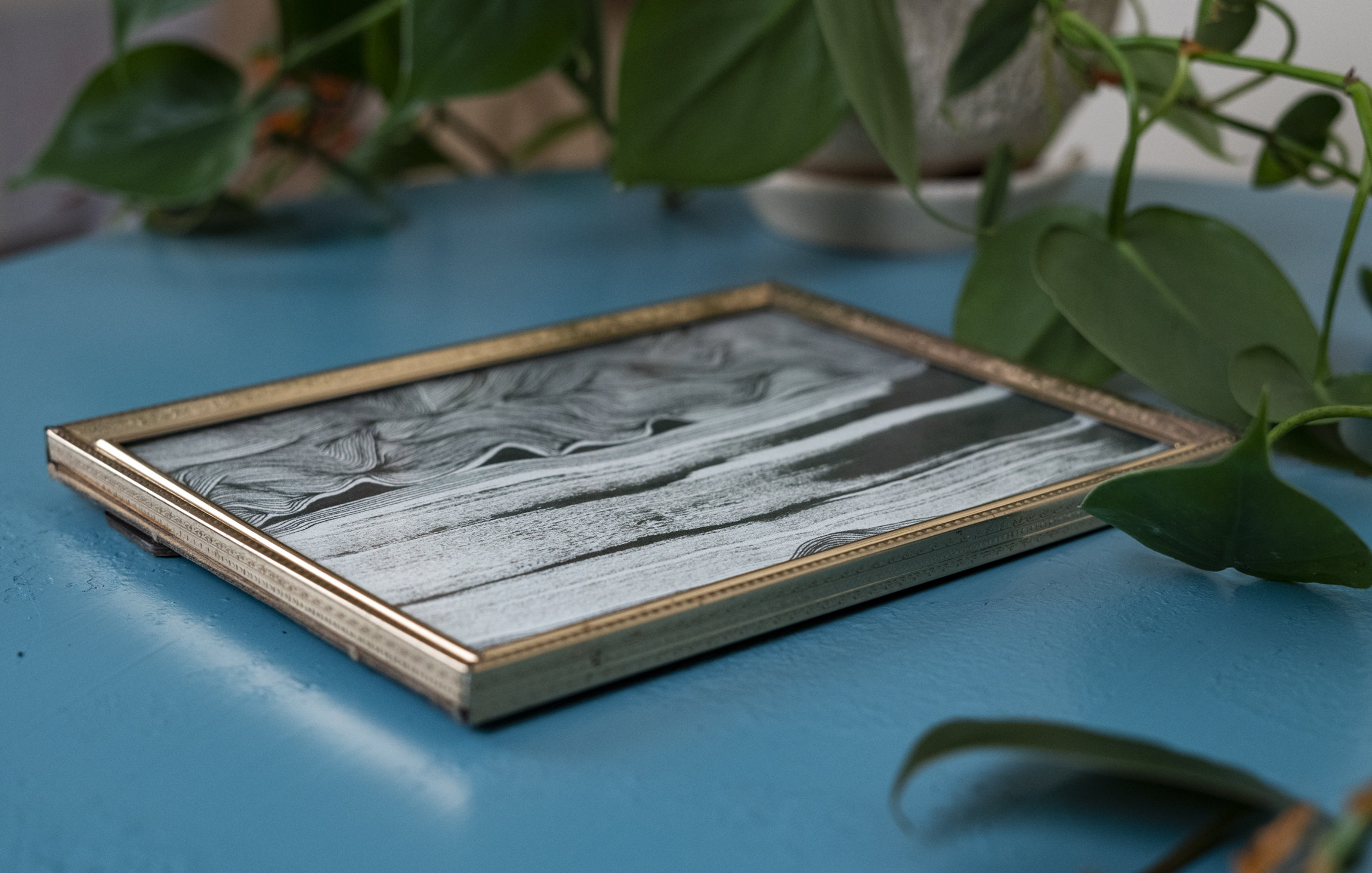 Waterfall Mixed Media Line Drawing print Available 6x8 - Etsy