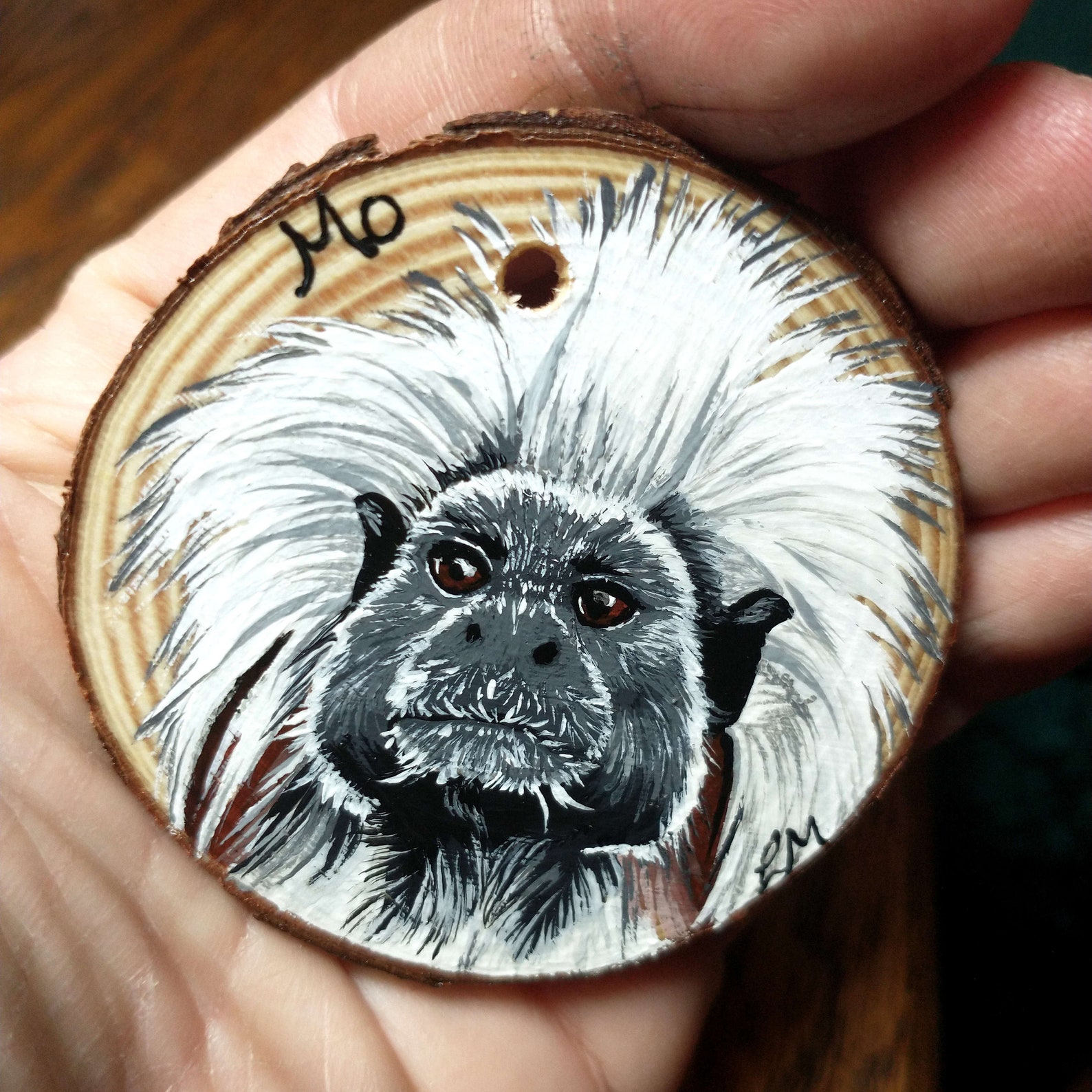 Animal & Pet Portrait Wooden Decoration Custom Hand Painted | Etsy UK