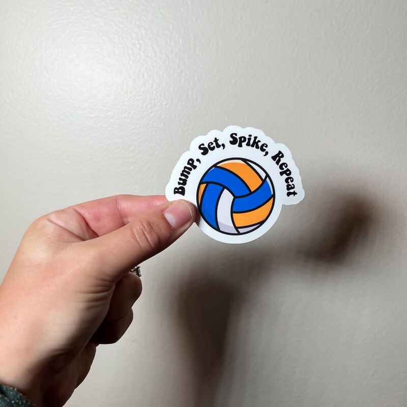Volleyball Stickers - Etsy