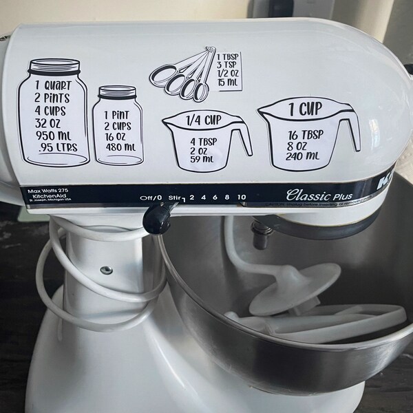 Measuring Cup Decals - Etsy