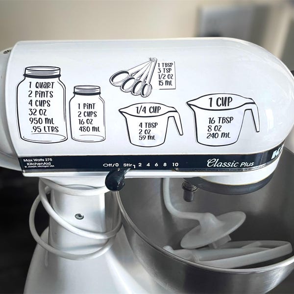 Measuring Cup Decals - Etsy