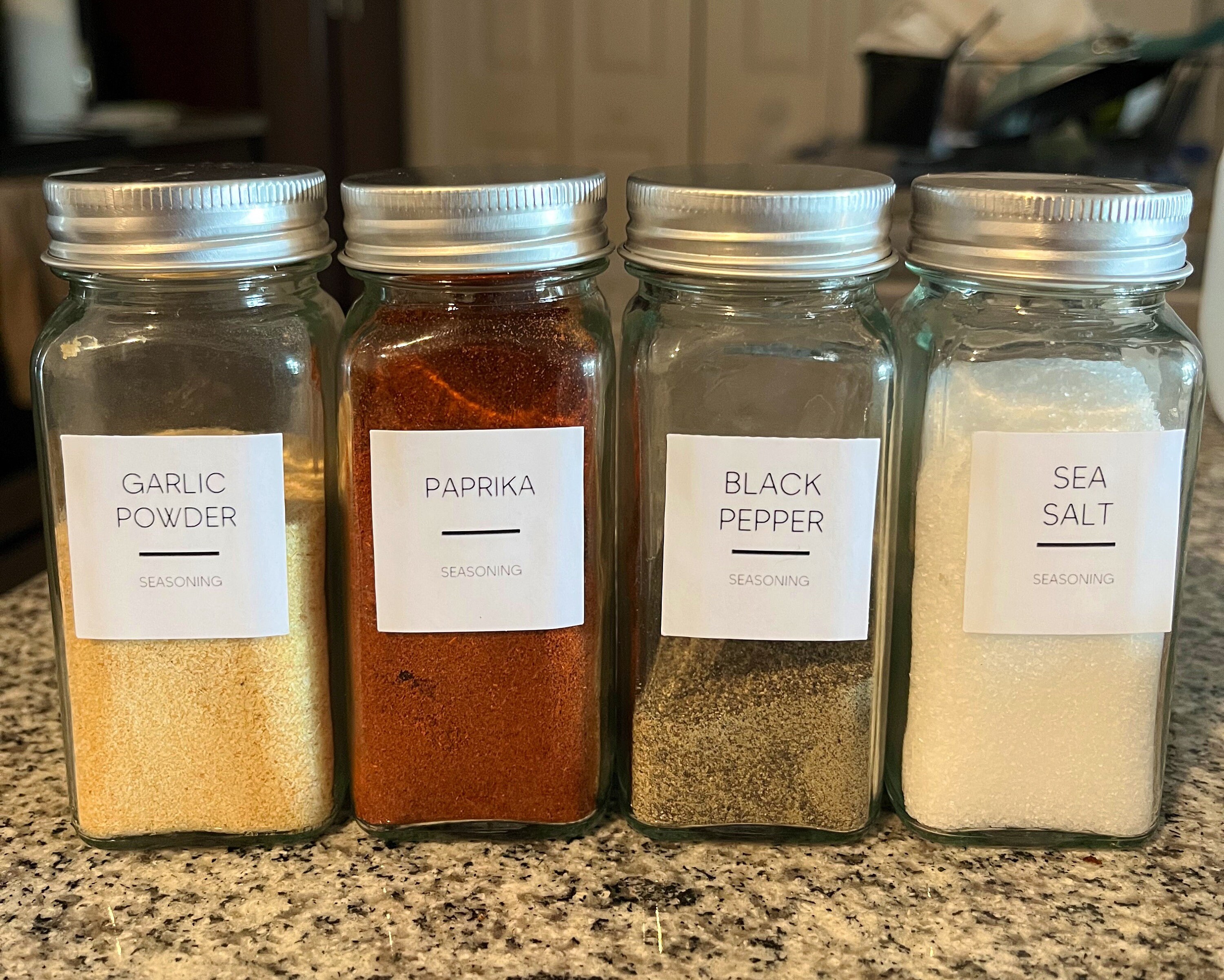 Pack of 20 Spice Jar Labels Seasonings & Herbs - Etsy