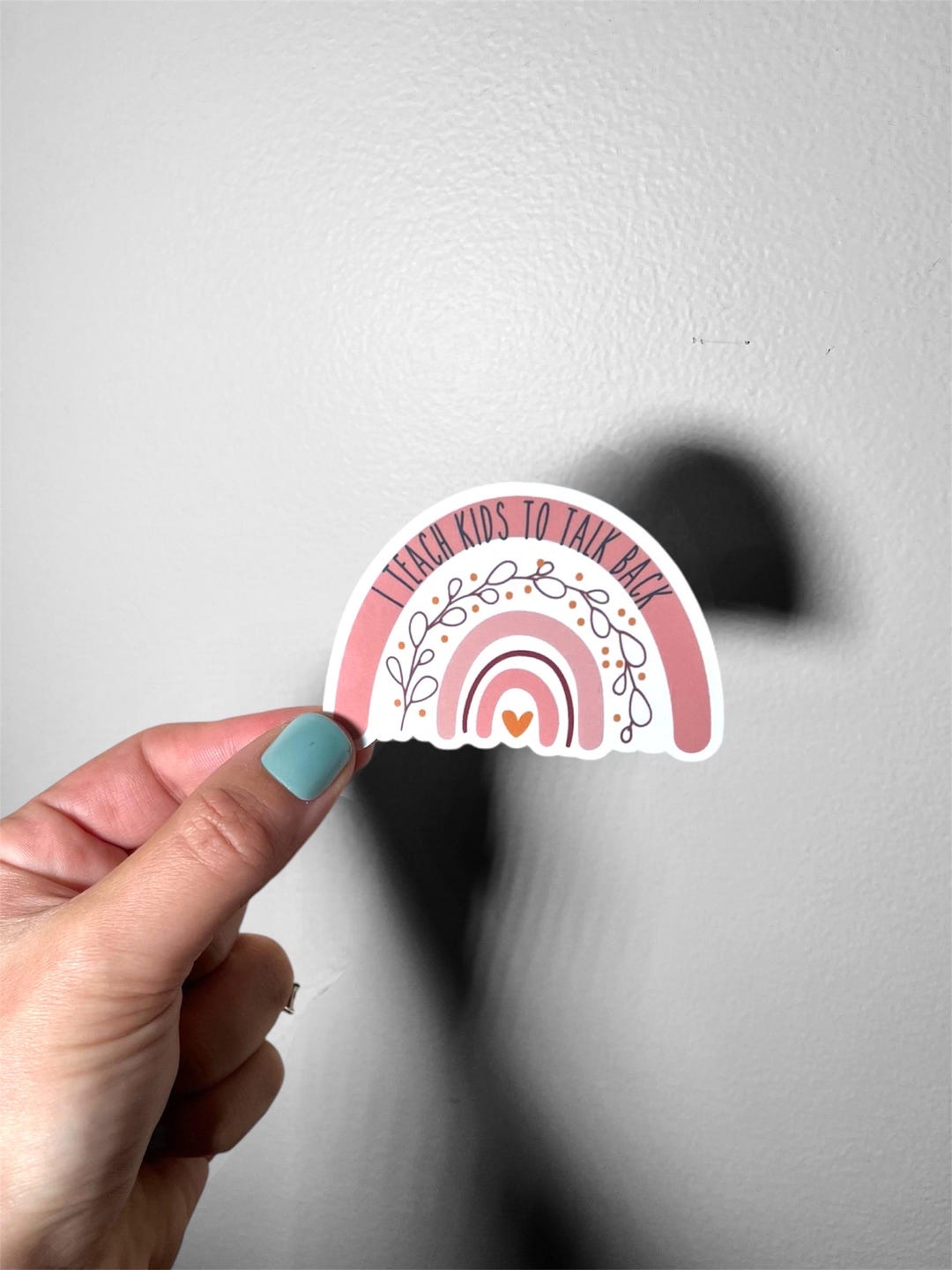 Waterproof Sticker I Teach Kids to Talk Back, Speech Pathologist ...